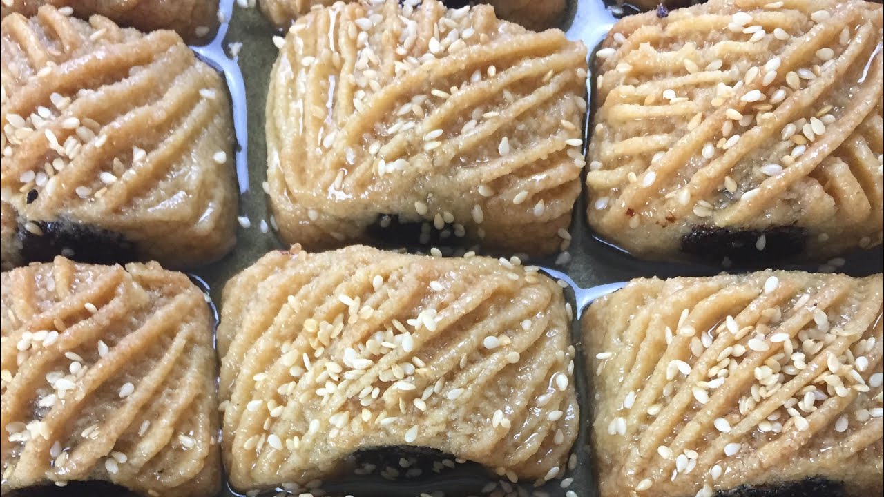 المقروض الليبي خطوه بخطوه A dessert ( Libyan Magrood) - YouTube