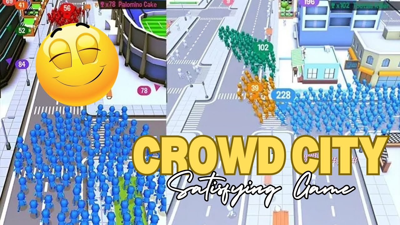 Satisfying Mobile Game | Crowd City - YouTube