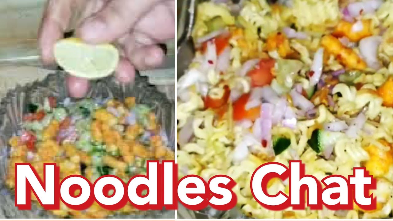 Noodles chat recipe/ how to make noodles chat #noodleschatreceip # ...