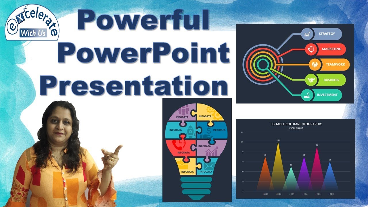 How to make Smart Powerpoint Presentation thru Infographics - YouTube