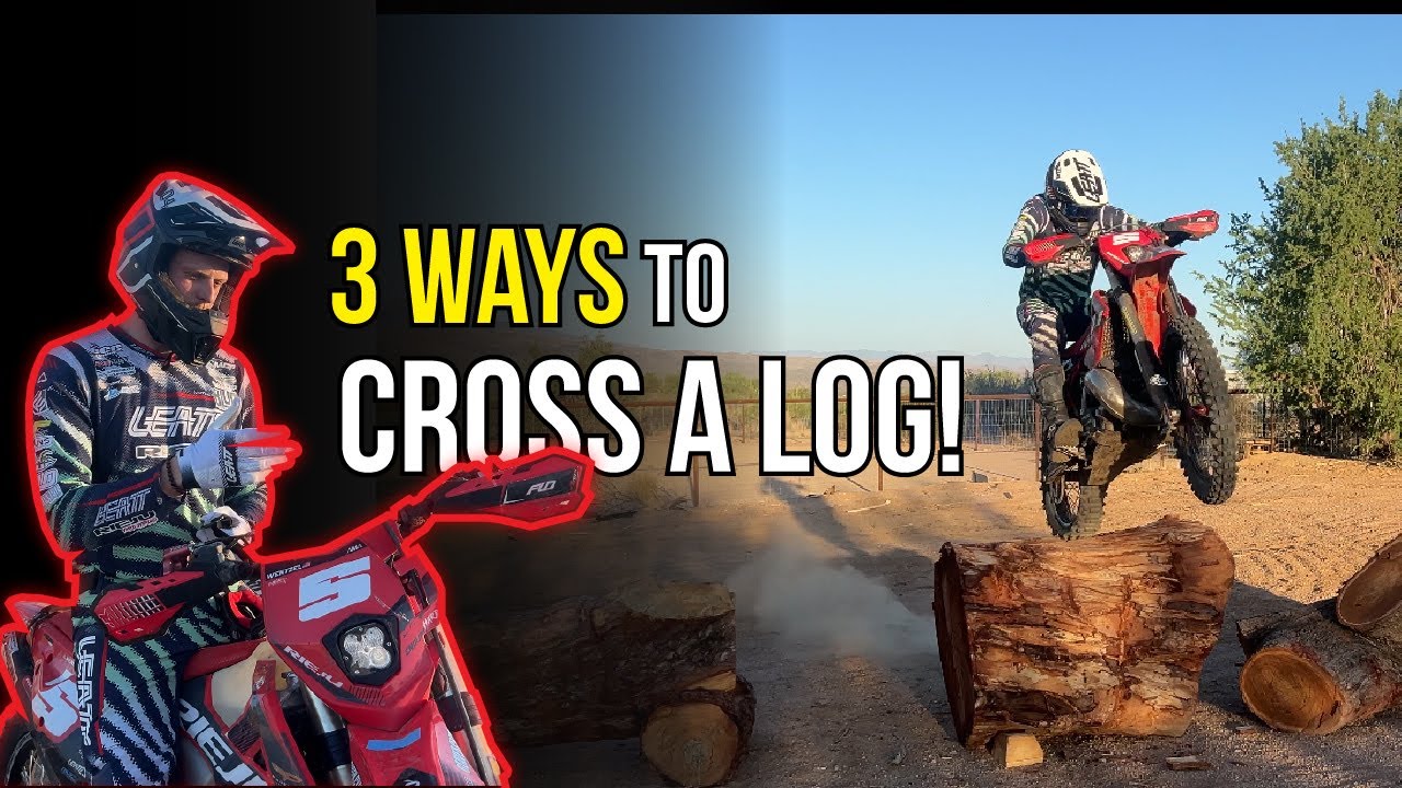 3 ways to cross logs... INTERMEDIATE | ADVANCED | PRO - YouTube