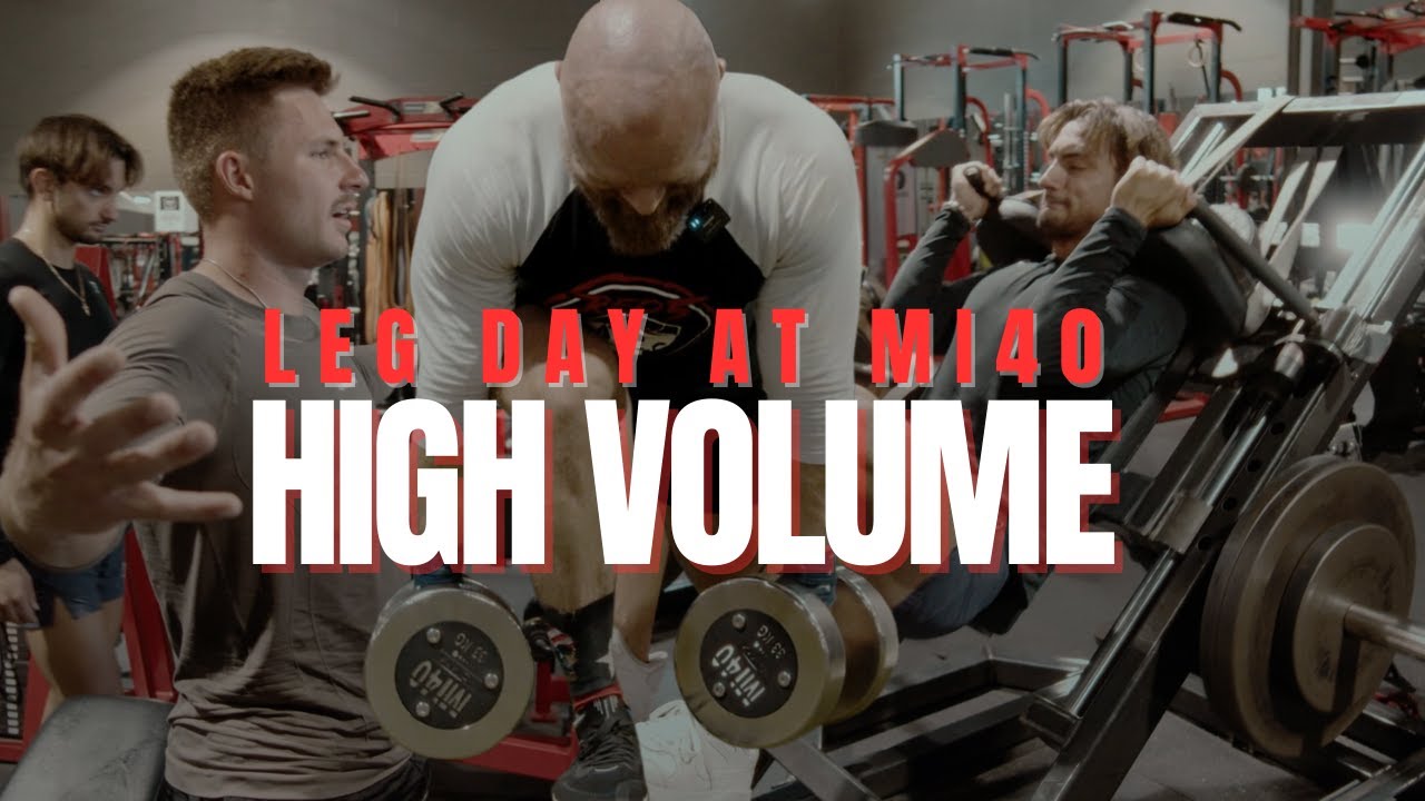 High Volume Leg Workout For Shredded Legs! - YouTube