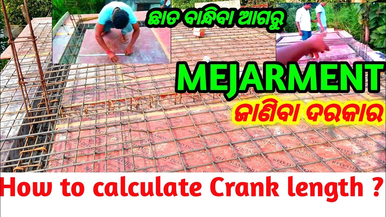 Explain mejarment 🤦“One-Way Slab Crank L/5 Formula! | Crank Length ...