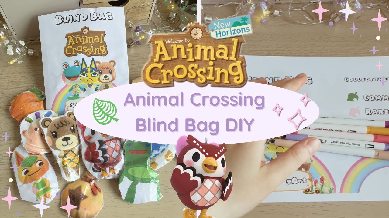 I Made My Own Animal Crossing Blind Bags | Cozy DIY - YouTube