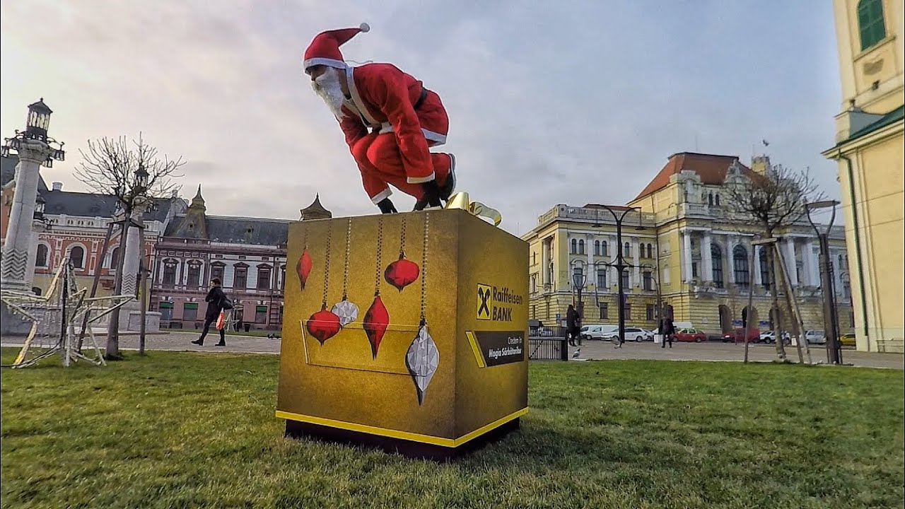 Santa Claus Parkour - Special Edit - Gabriel Bozga !!! - YouTube