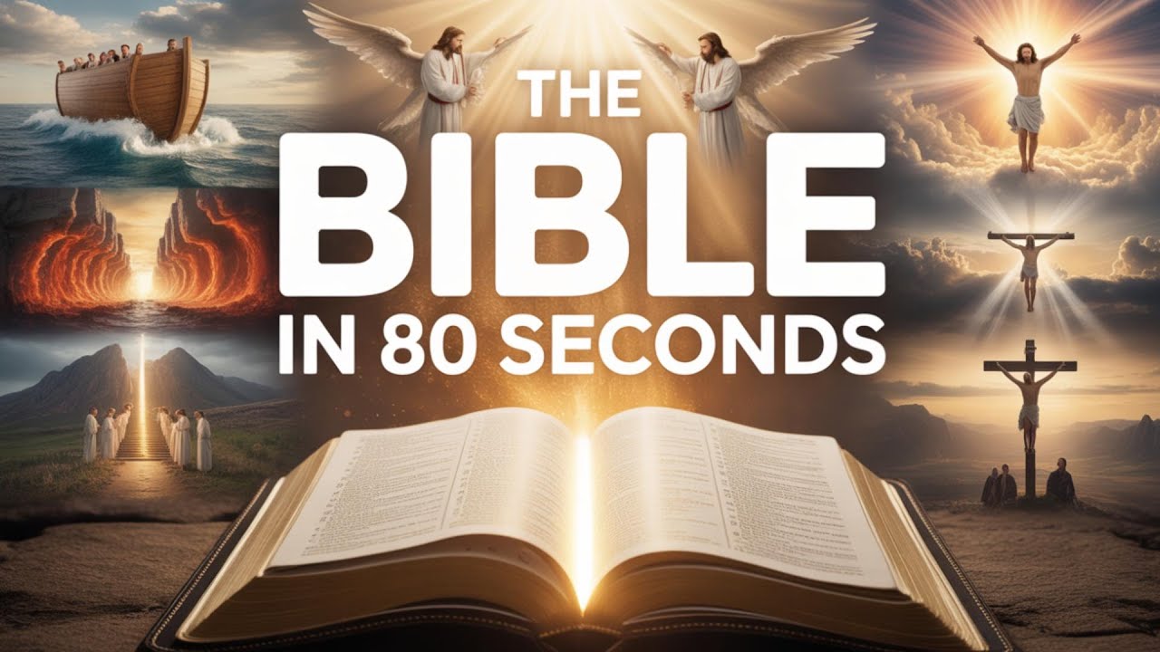The Bible in 80 Seconds – From Creation to Resurrection - YouTube
