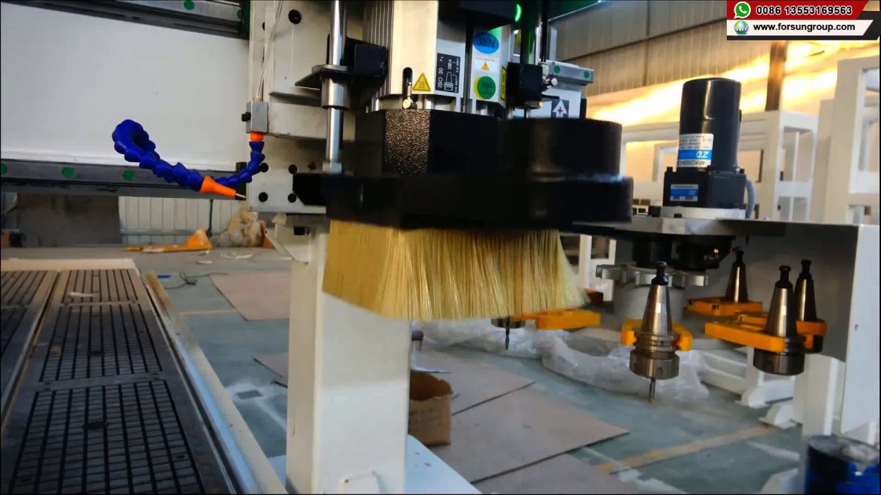 Automatic tool change cnc router 2030 - YouTube