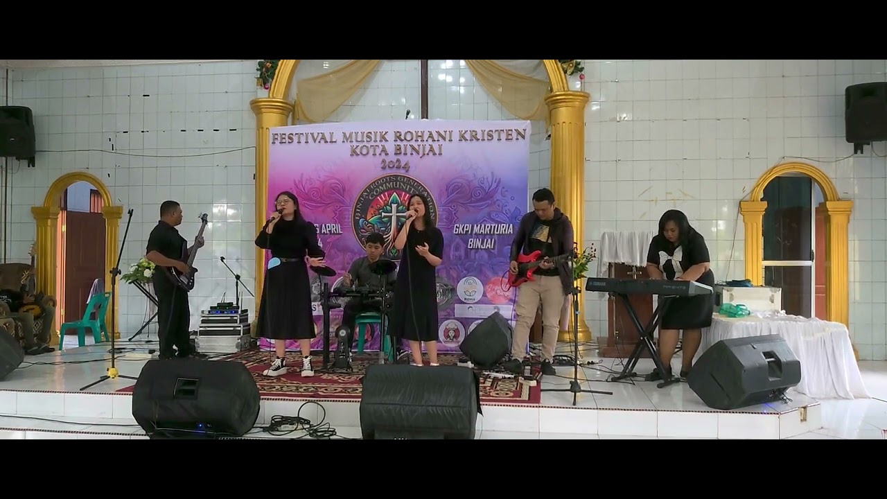 Festival Musik Rohani Kristen Kota Binjai | GBI Pinang Baris Band - YouTube