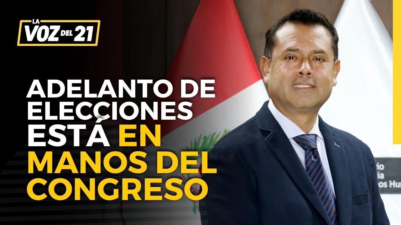 Ministro Tello habla del adelanto de elecciones antes que se vea su ...