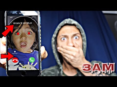 DO NOT CALL RYAN'S WORLD AT 3AM!! *OMG HE ACTUALLY CAME TO MY HOUSE*