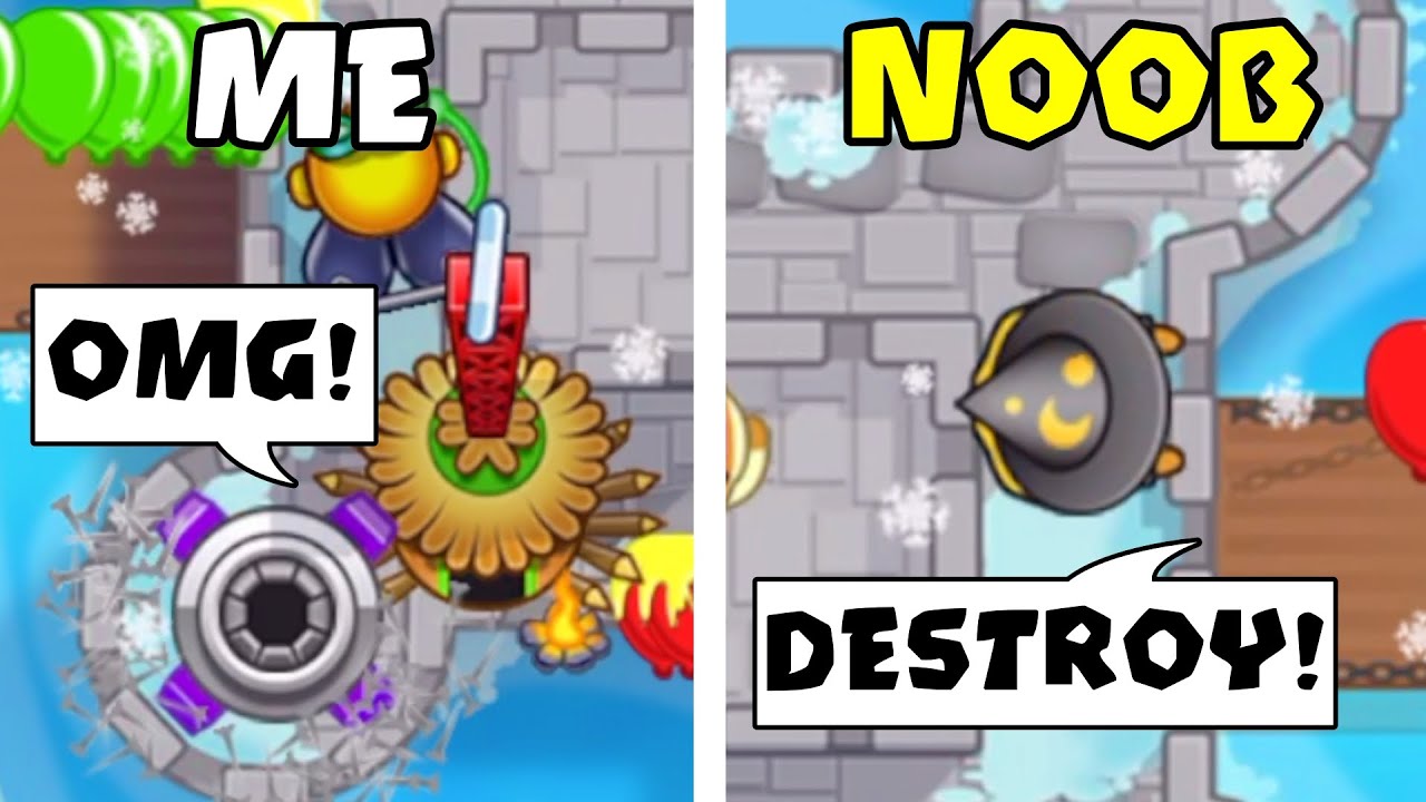 Trolling Wizard NOOB Backfires! Using THE WORST STRATEGY! (Bloons TD ...