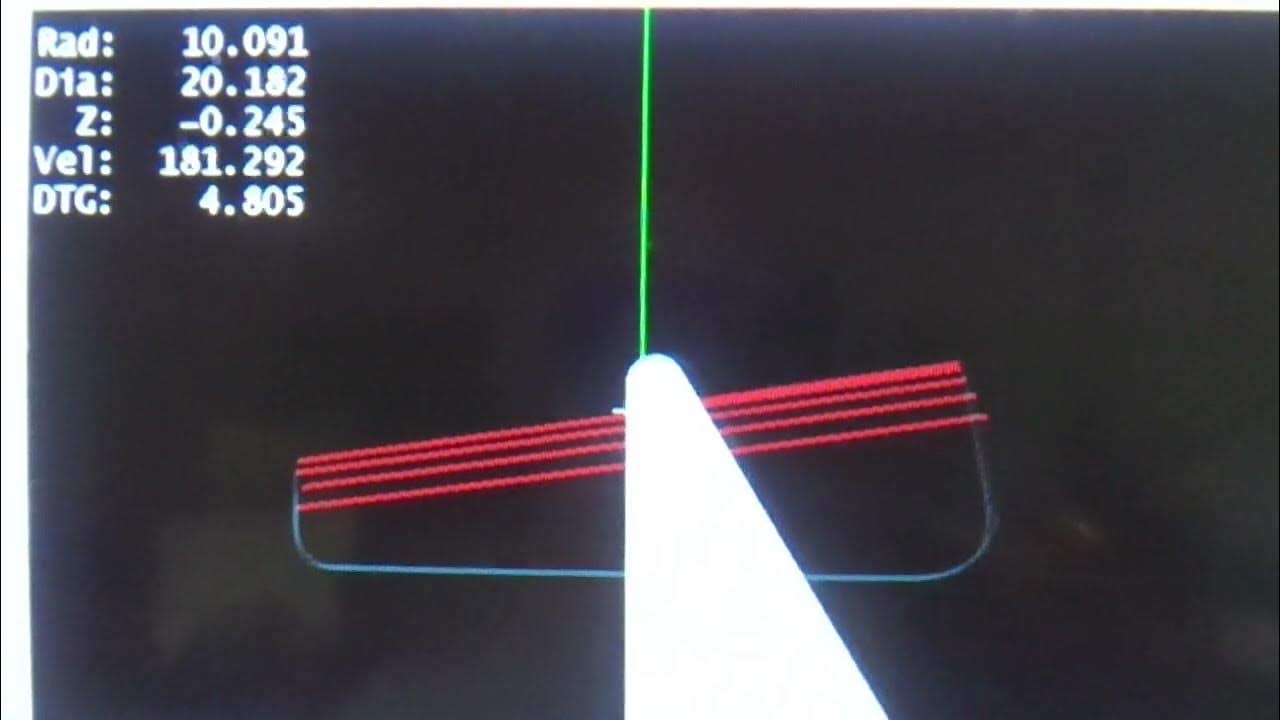 EMC2 menetvágás - ciklus kúpos menetekhez - YouTube