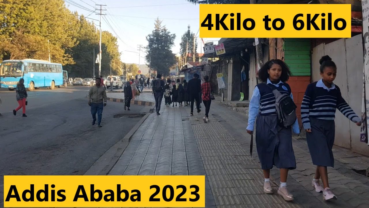 4kilo to 6kilo, Addis Ababa walking tour 2023 - YouTube