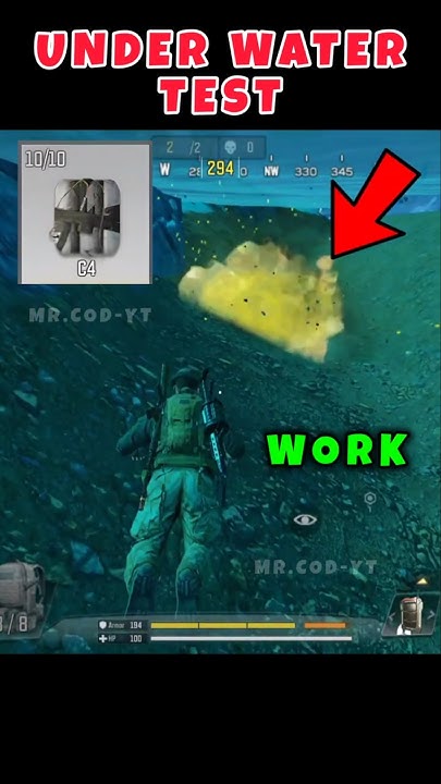 C4 Work Under Water😱💪Pro Settings in CODM BR💯🔥Codmobile🤕CODM Pro Setting #shorts #codmbr #codm # ...