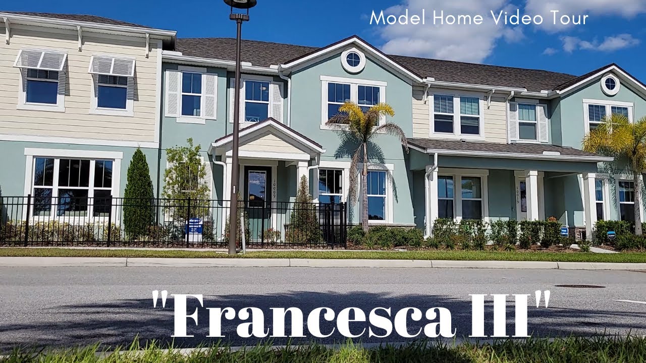 Francesca III Model Townhome by Mattamy Homes Video Walkthrough - YouTube