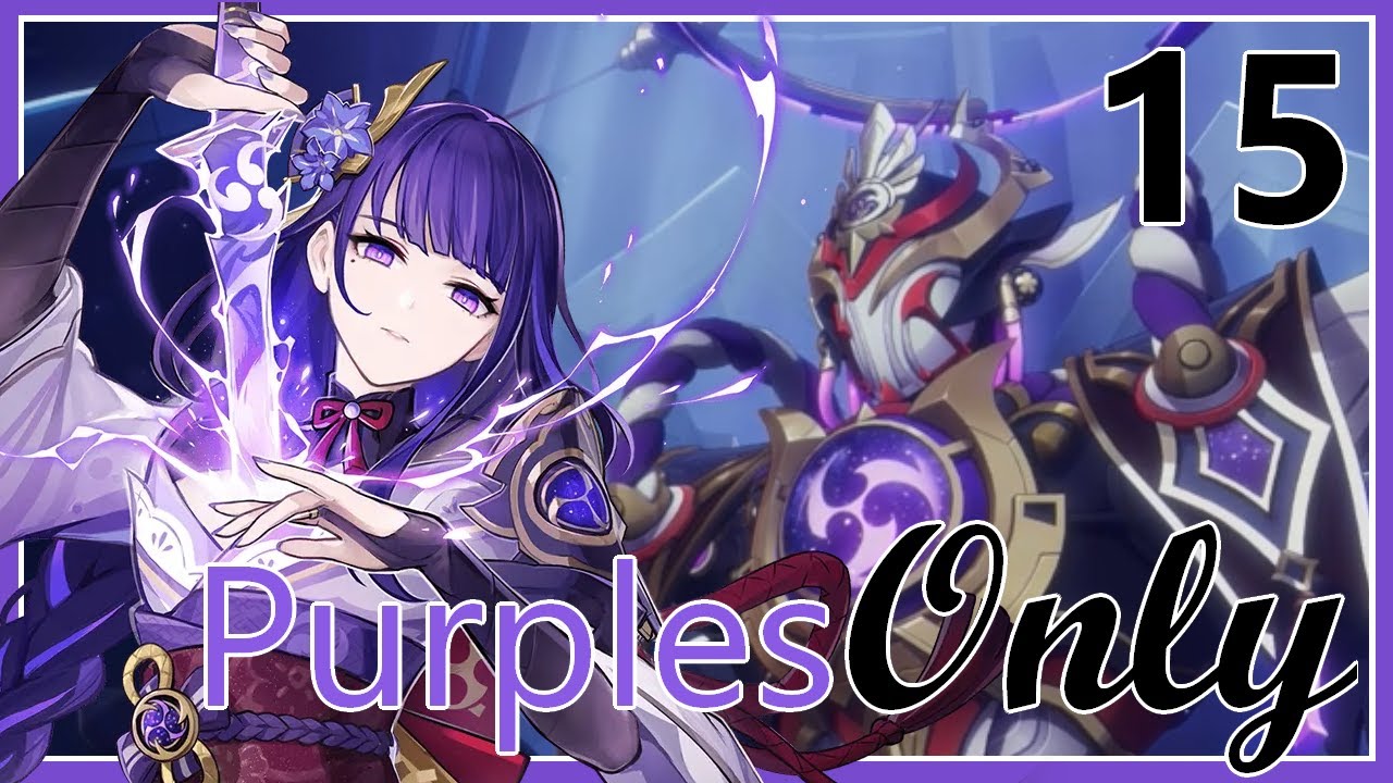 Raiden Fully Overloaded! [Genshin Impact Purples Only] - YouTube