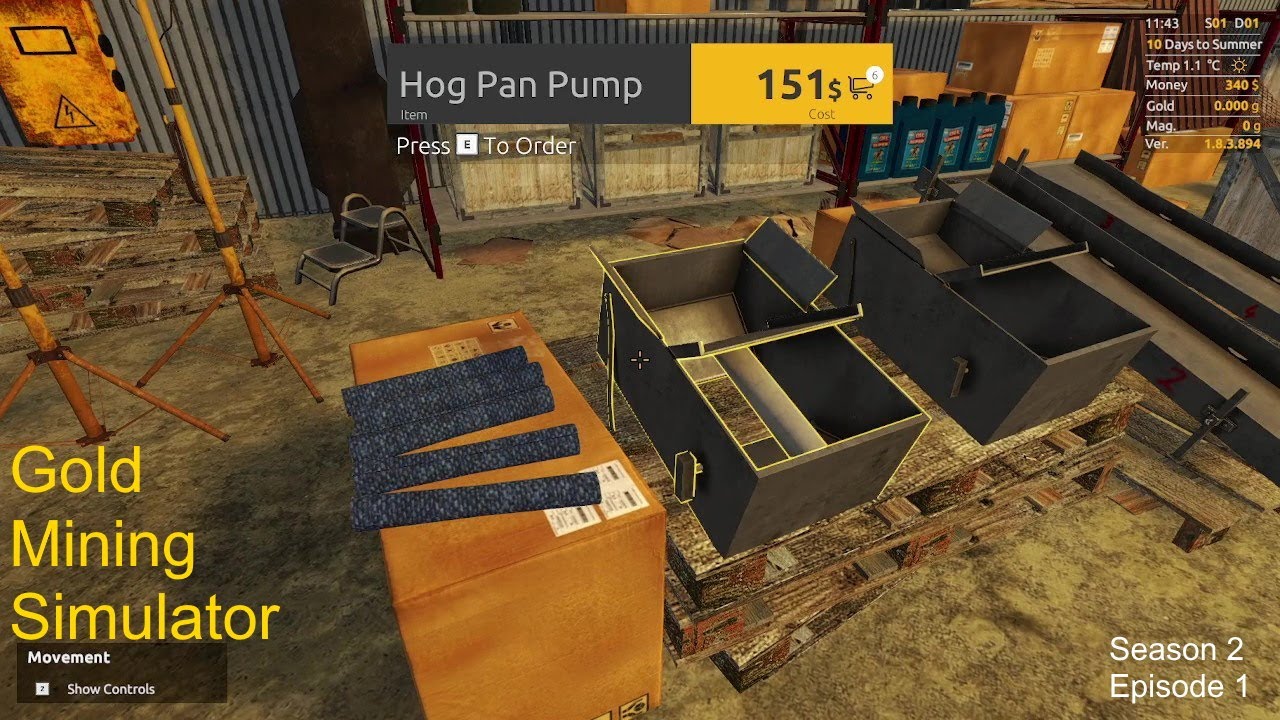 Gold Mining Simulator | First Day On Old Arnold Parcel | Bought ...