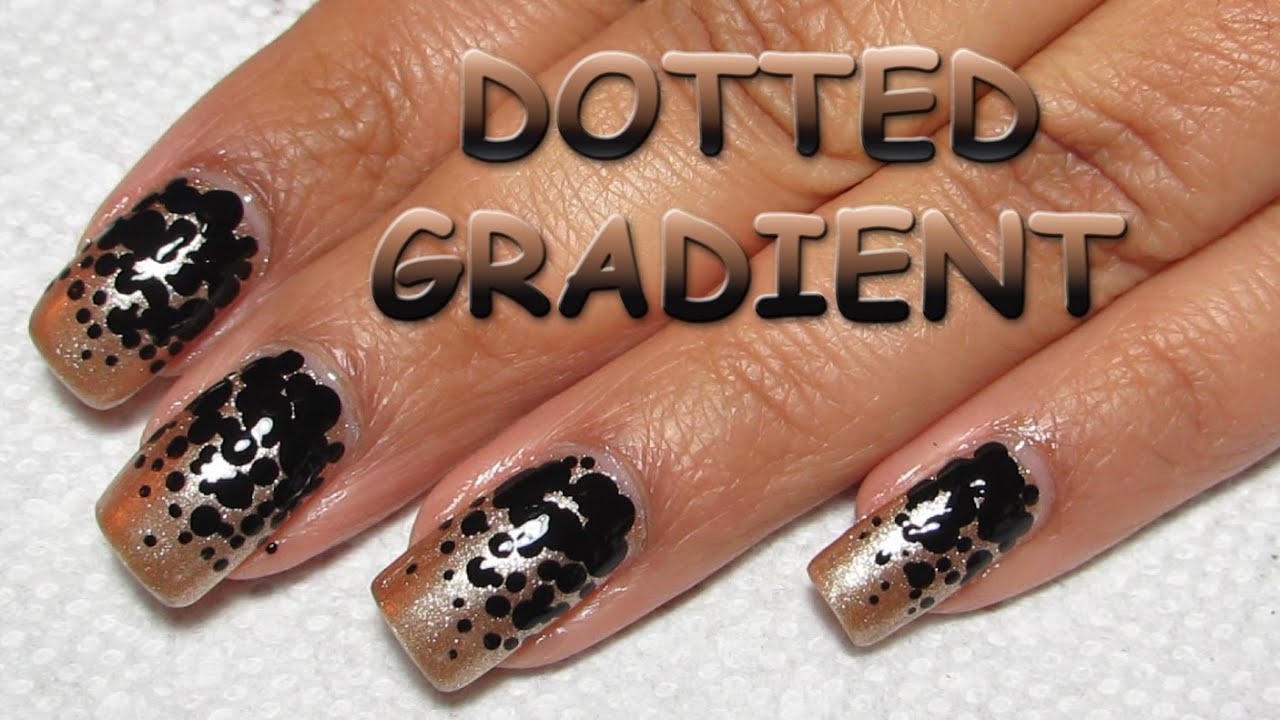Dotted Gradient | Nail Art Tutorial - YouTube