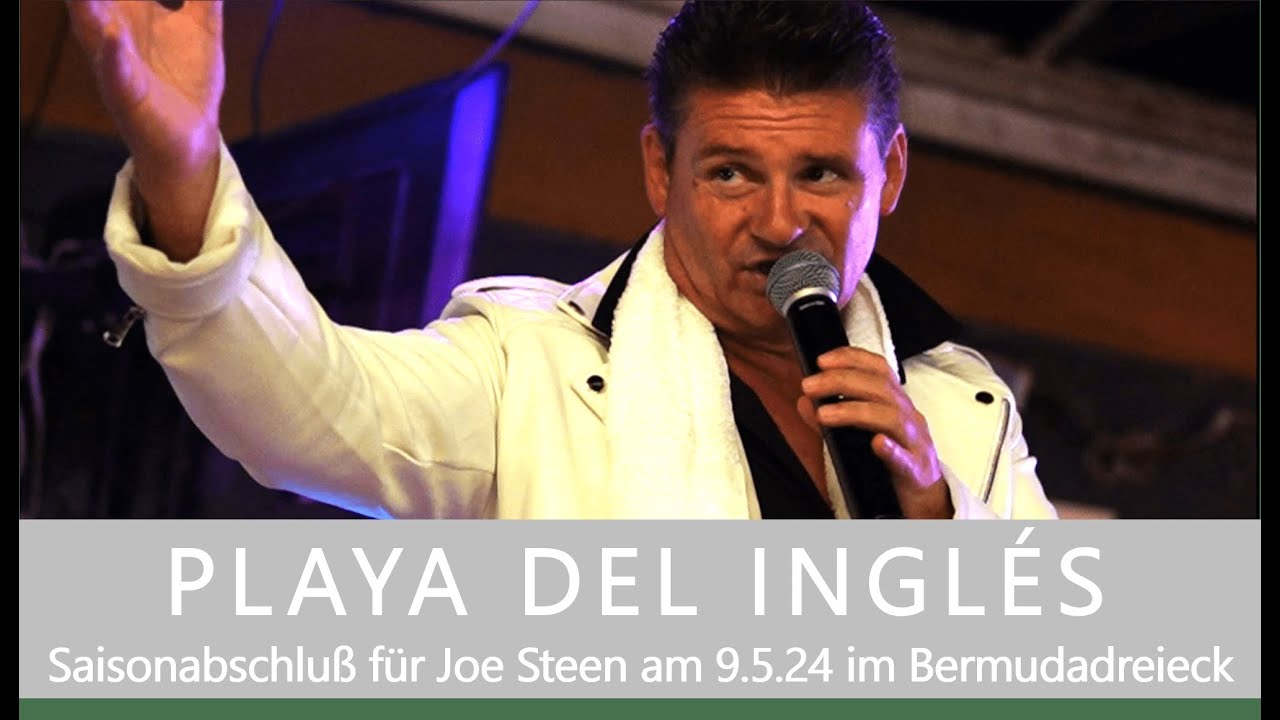 GRAN CANARIA / MASPALOMAS Saisonabschluß für Joe Steen am 9. Mai 2024 ...