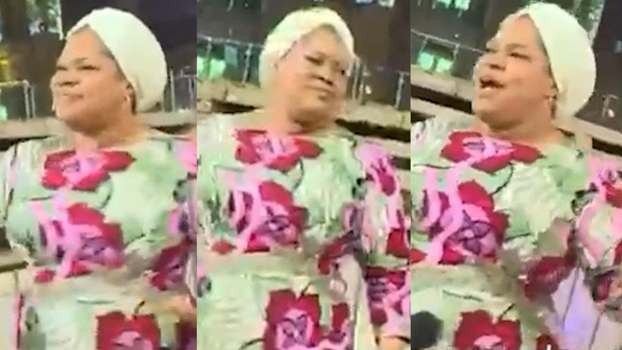 Evelyn Joshua displays dance steps during Sunday service - YouTube