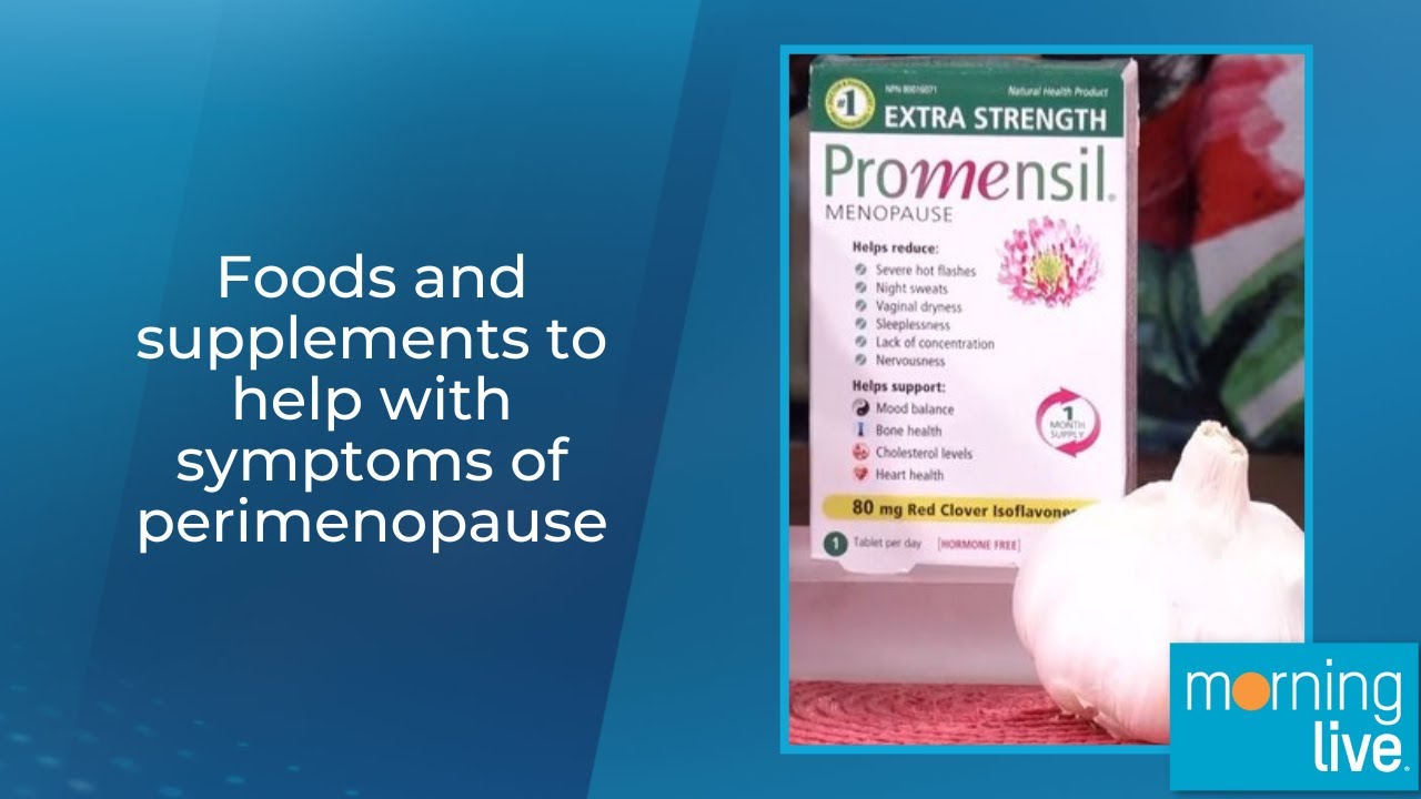 Foods and supplements to help with symptoms of perimenopause - YouTube
