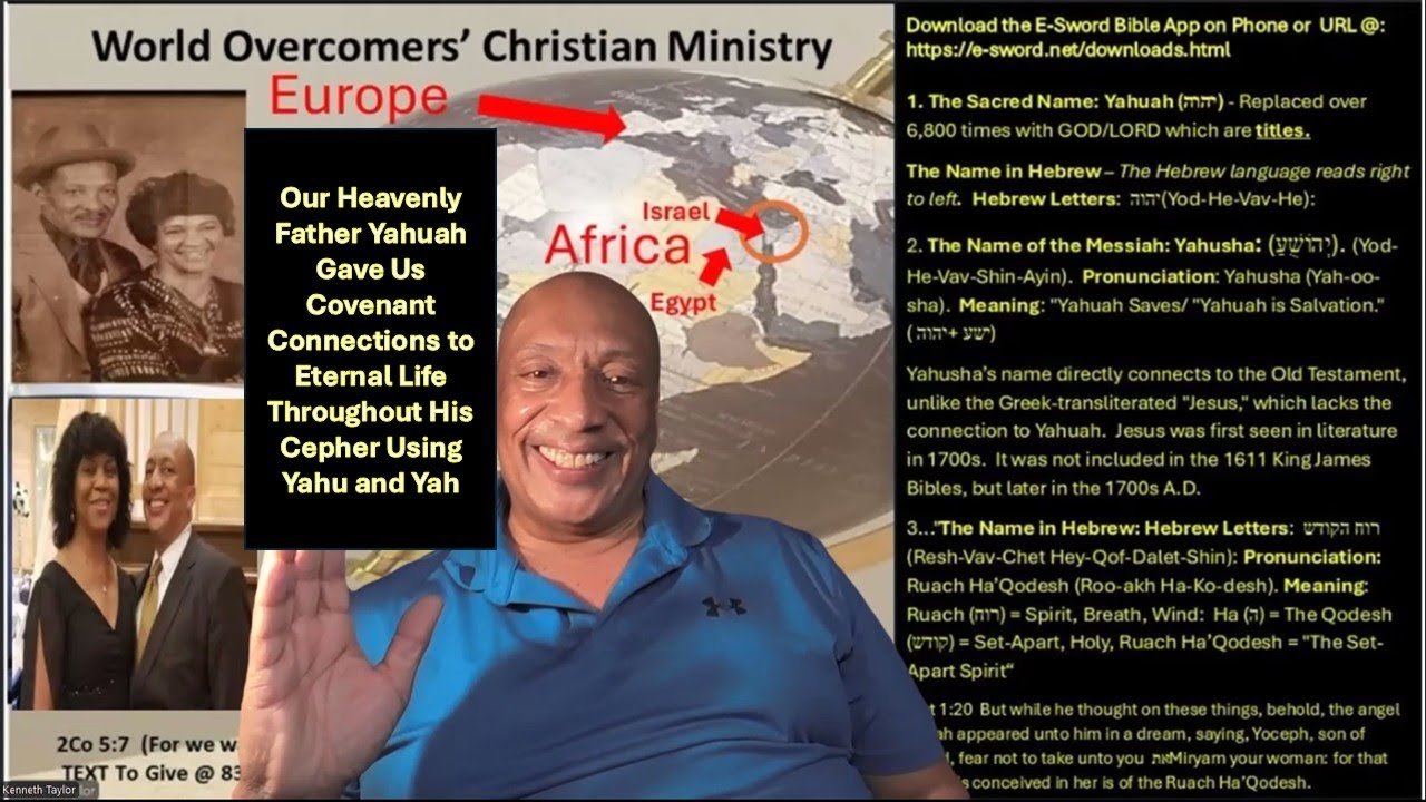 Our Heavenly Father Yahuah Gave Us Covenant Connections in His Written ...