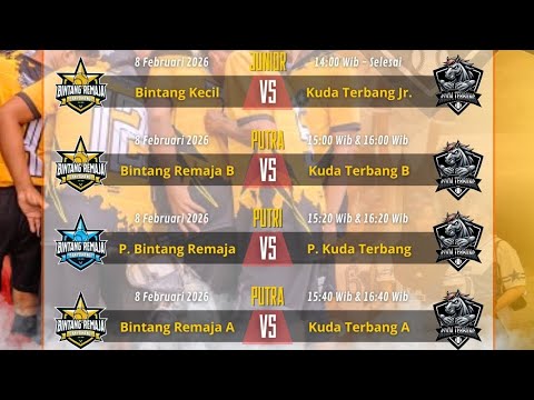 Bintang Kecil VS Kuda Terbang Jr. Babak 1.