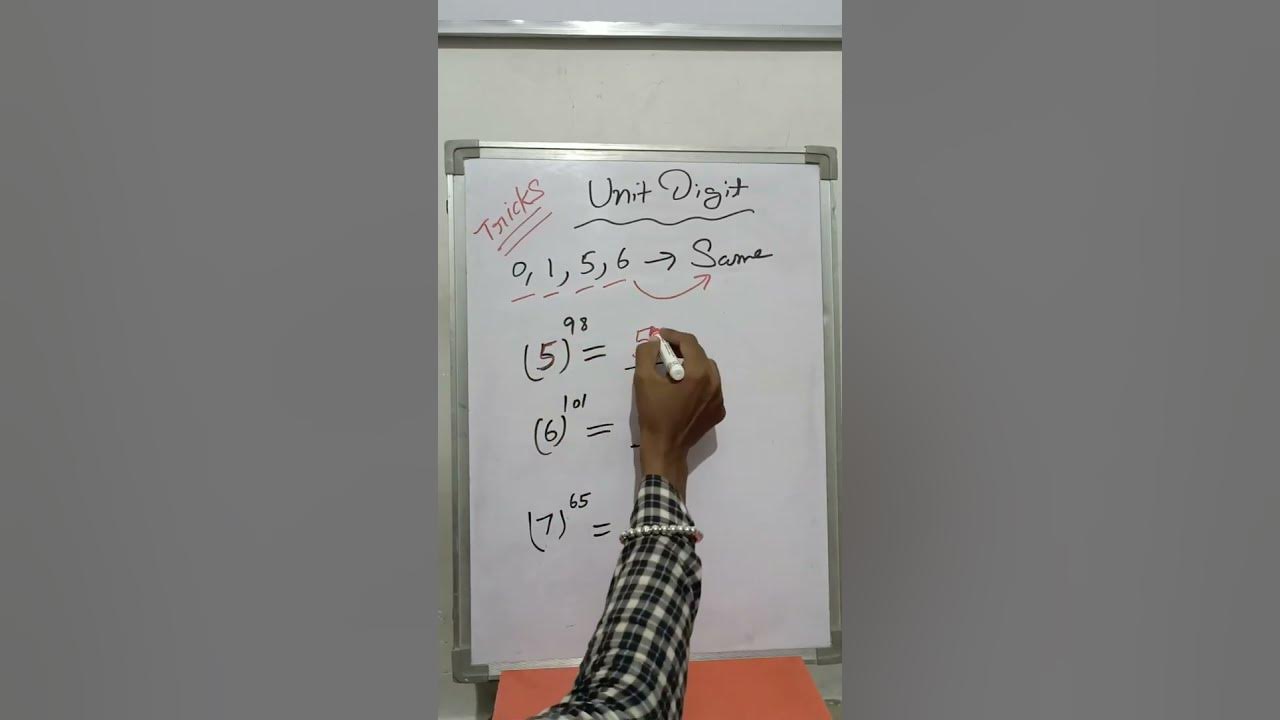 How to find unit digit in Seconds | Maths short tricks #mathstricks #shorts - YouTube