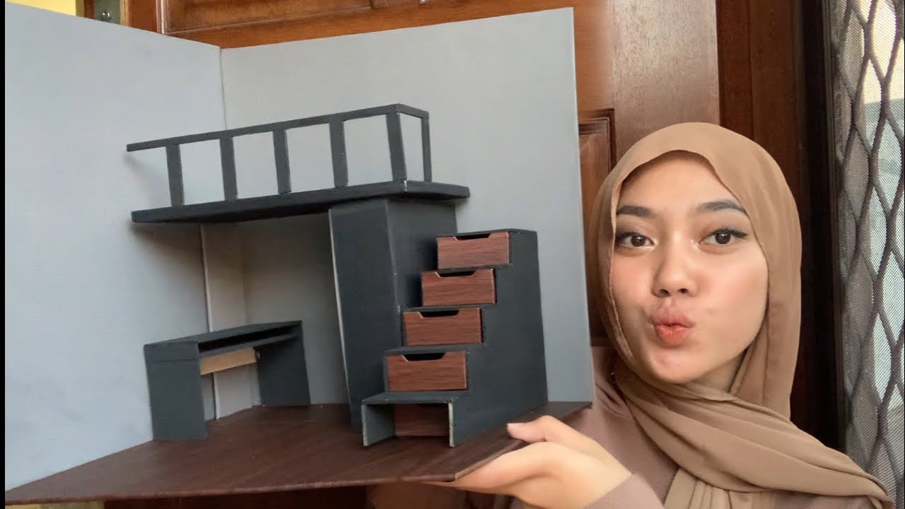 PROJECT MAKET | Desain Set Furniture Kamar Kos - YouTube