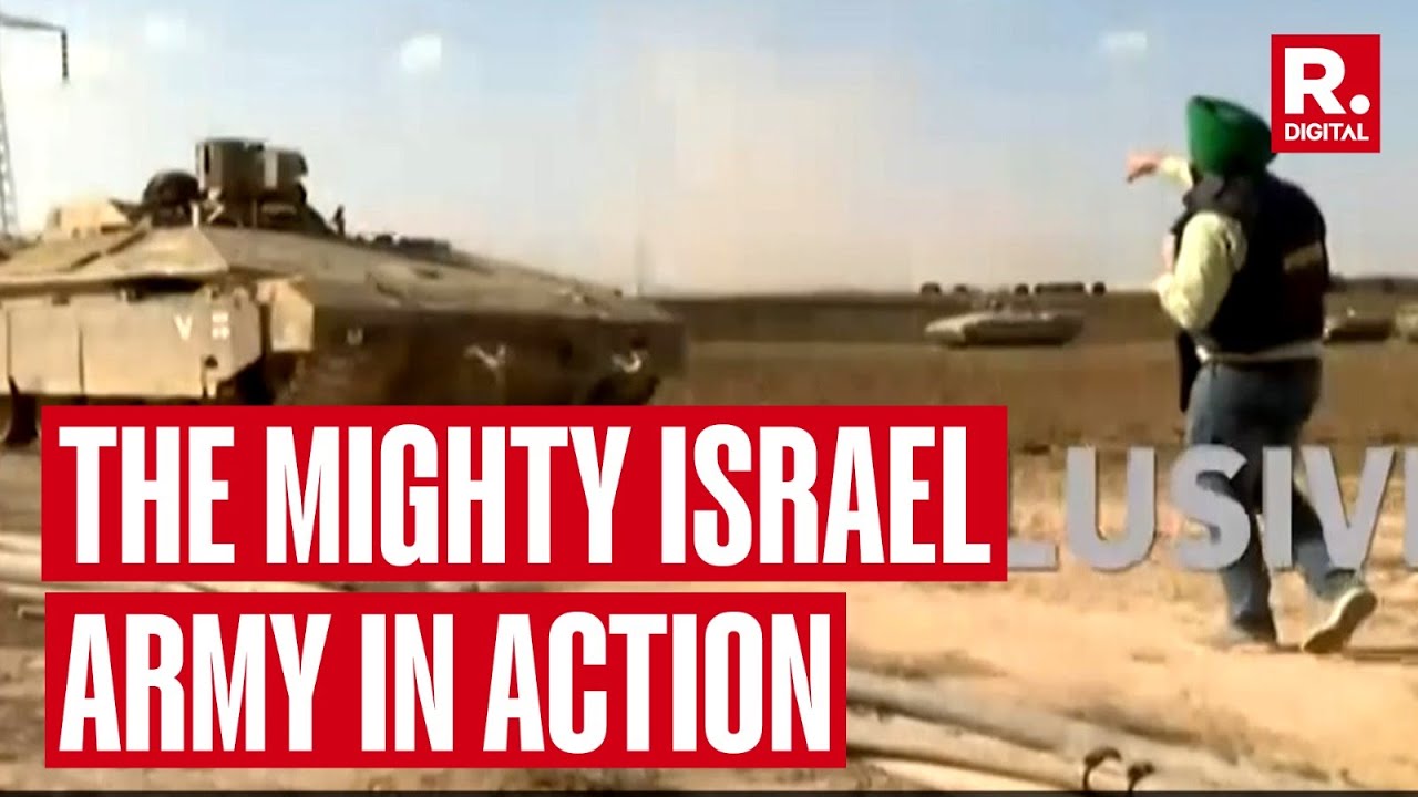 The Israel Defence Force circles around Gaza Border in huge number ...