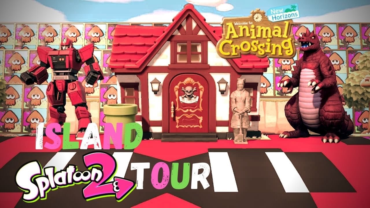 SPLATOON INSPIRED ISLAND TOUR | ANIMAL CROSSING NEW HORIZONS | ACNH ...