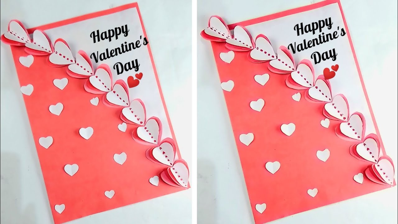 How To Make Valentine's Day Card/Valentine's Day Greeting Card Idea ...