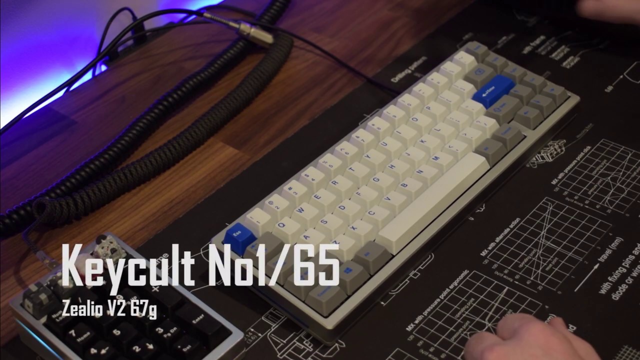 Keycult No1-65 w/ Zealio V2 Typing Sounds ASMR - YouTube