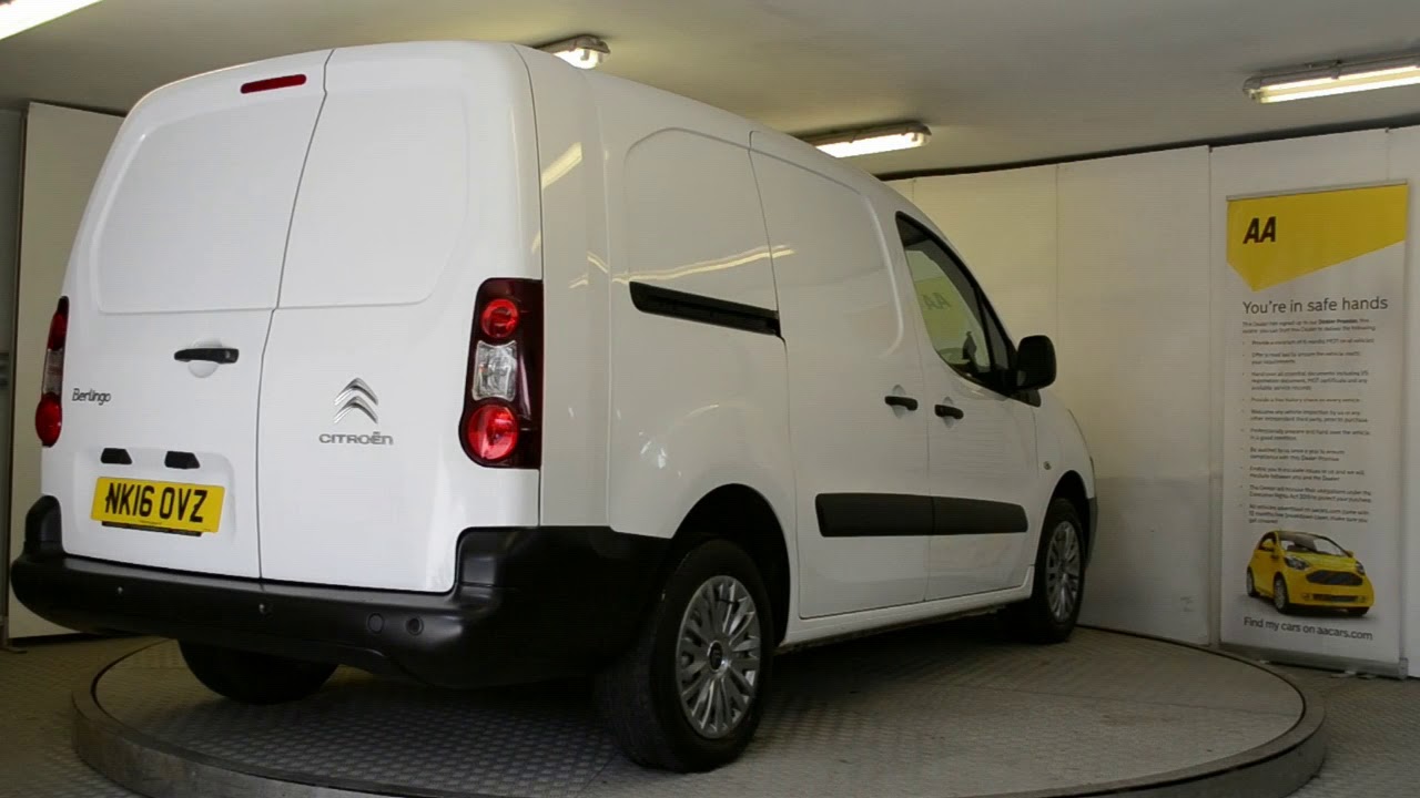 Citroen Berlingo 1.6TD L2 5 Seater Crew Van - YouTube