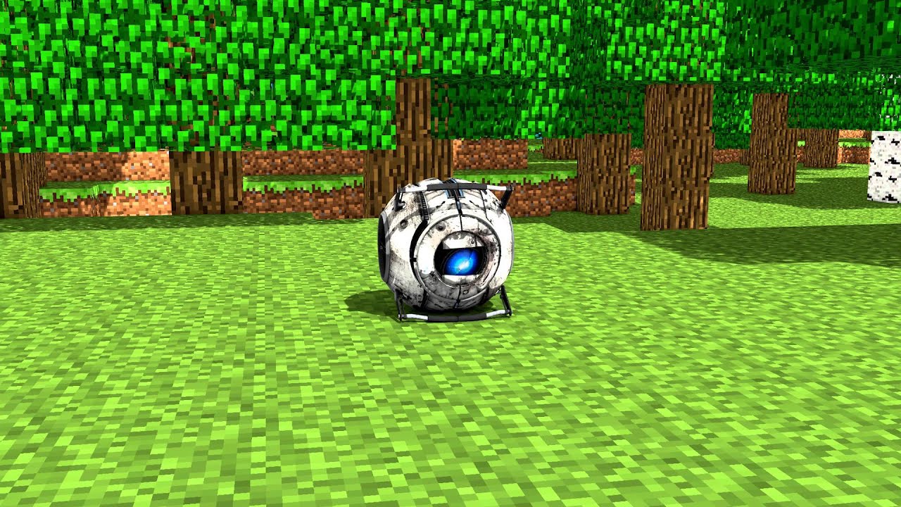 Minecraft Animation: Wheatley In Minecraft - YouTube