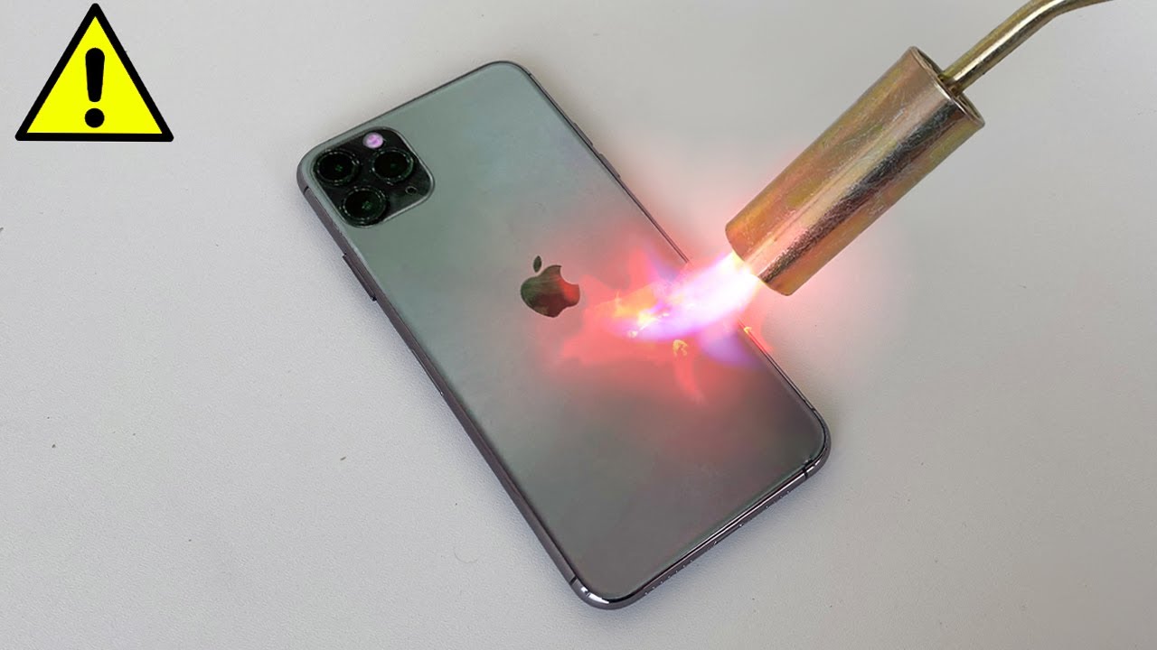 FIRE vs iPHONE 11 Pro ! - YouTube