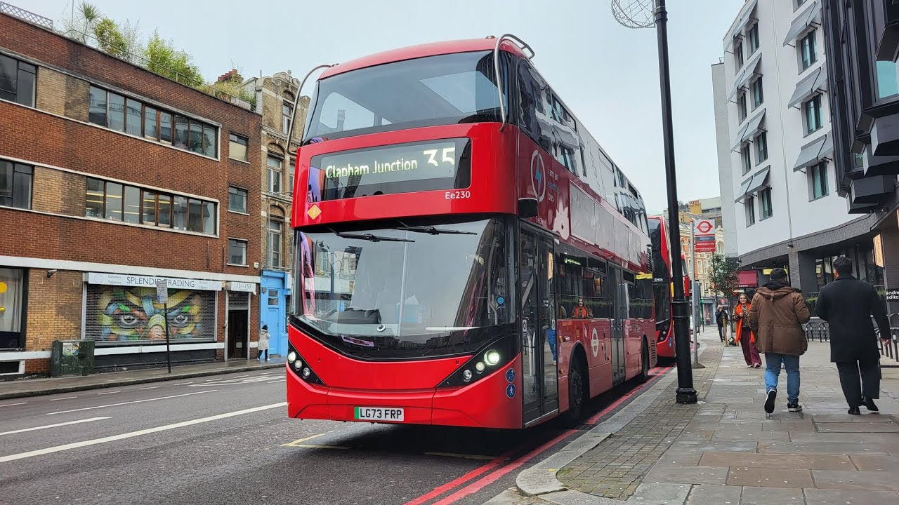 FULL ROUTE VISUAL London Bus Route 35 Clapham Junction Shoreditch full-route-visual-london-bus-route-35-clapham-junction-shoreditch