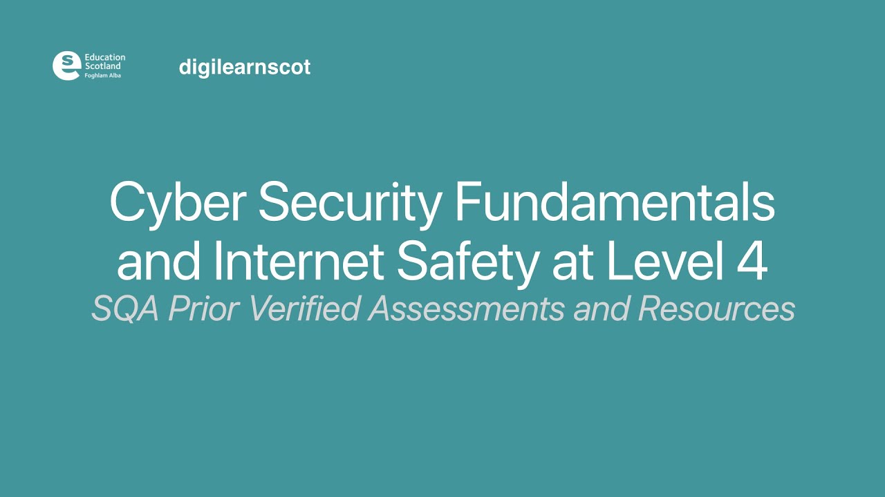 Cyber Security Fundamentals and Internet Safety at Level 4: Assessments ...