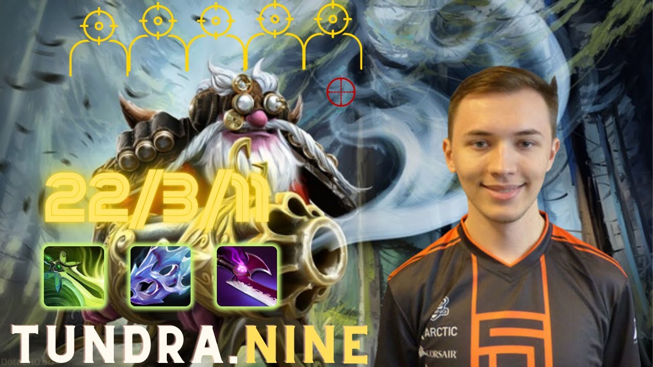 Tundra.Nine - Sniper MID - TARGET PRACTICE - Godlike HEADSHOT [Dota 2 ...