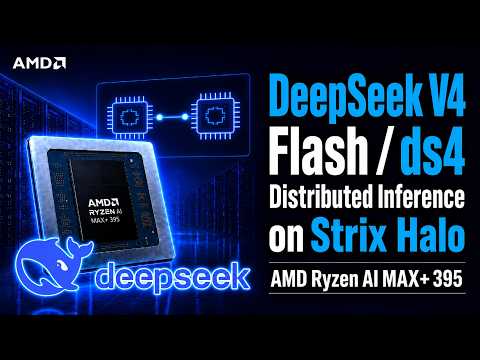 DeepSeek V4 Flash Inference on Strix Halo: ds4, Quantizations, Distributed Inference and Benchmarks