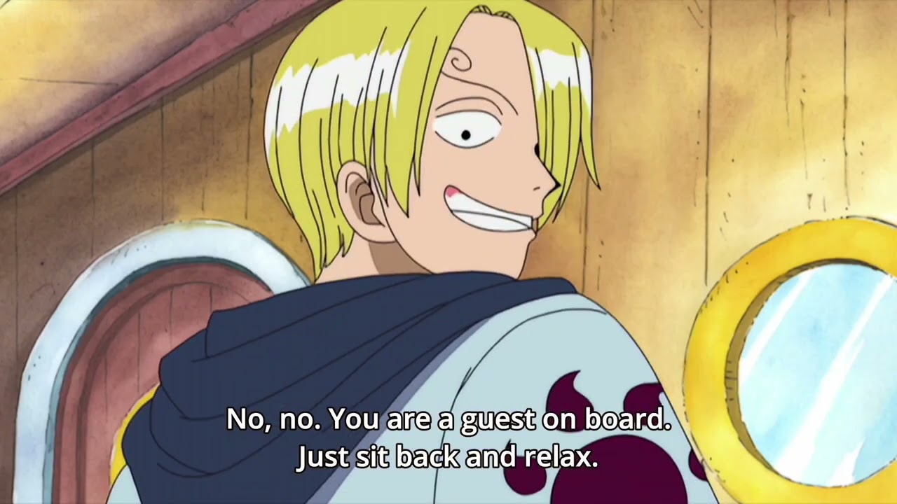 ace smiling at sanji - YouTube