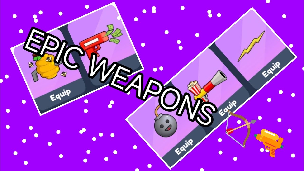 All weapons part 3/4 today 5 weapons EPIC 🟪🏹🔫 - YouTube