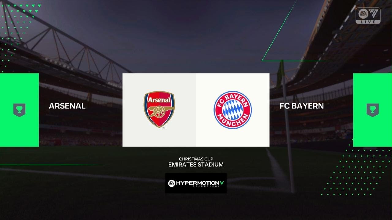 Arsenal v Bayern | Women's Christmas Cup | EA FC 25 - YouTube