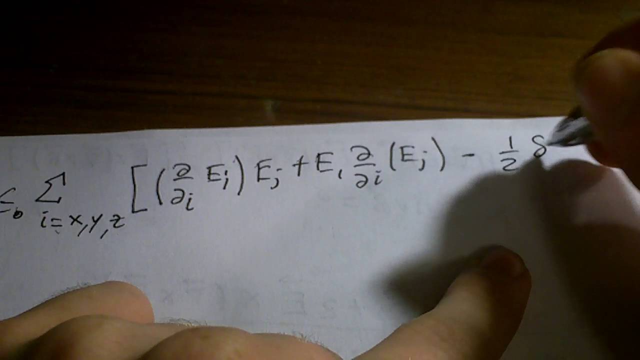 Maxwell Stress Tensor Part 2 - YouTube