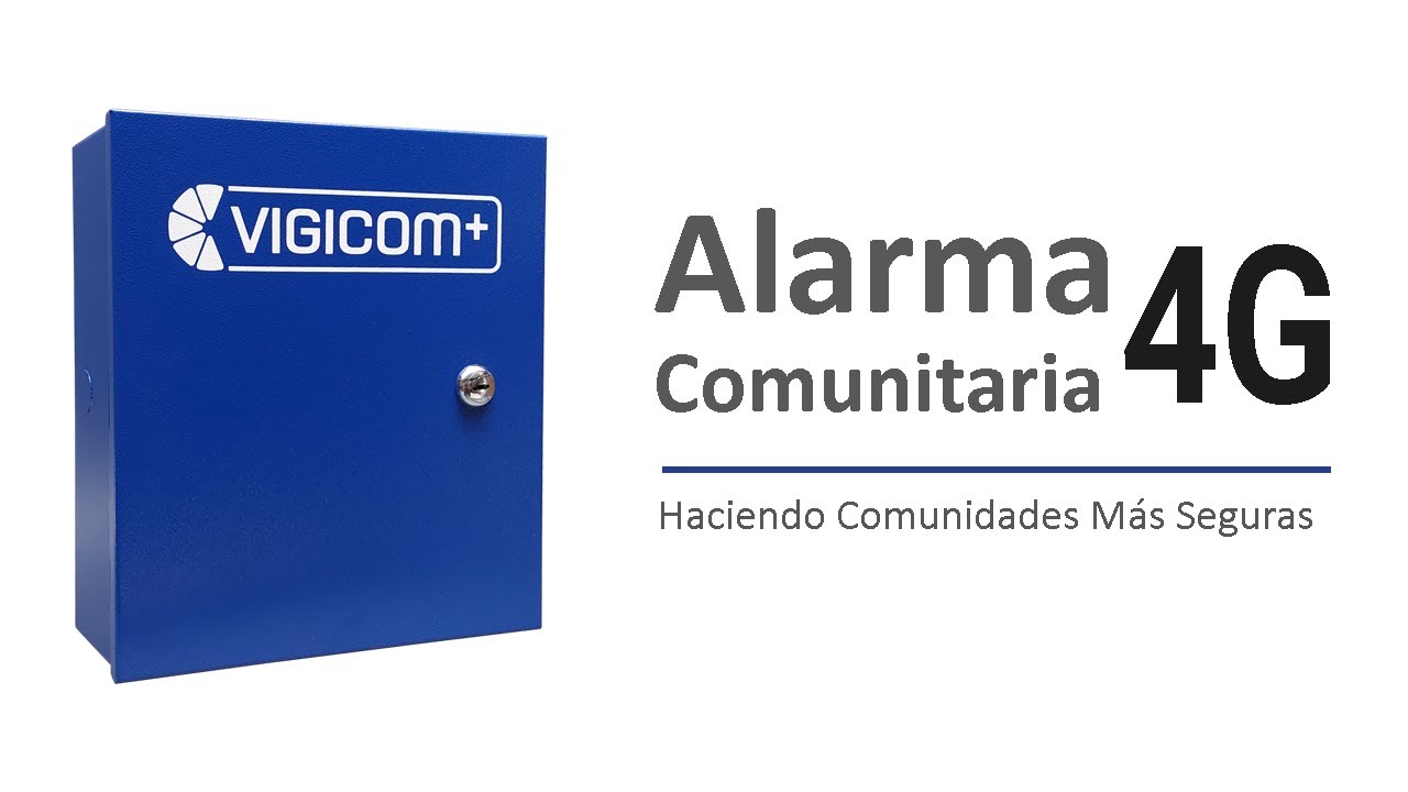 Alarma Comunitaria 4G || VIGICOM Plus - YouTube