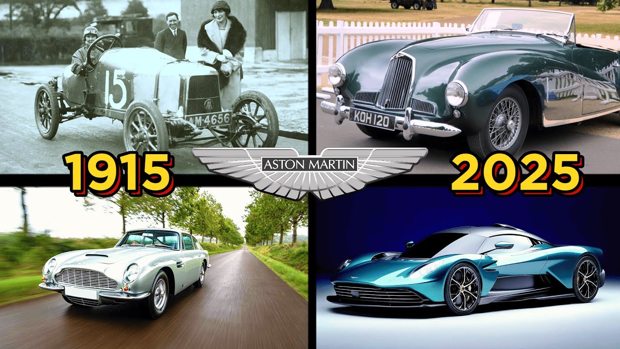 Aston Martin Evolution (1915–2025) | From Bond’s Classics to Futuristic ...