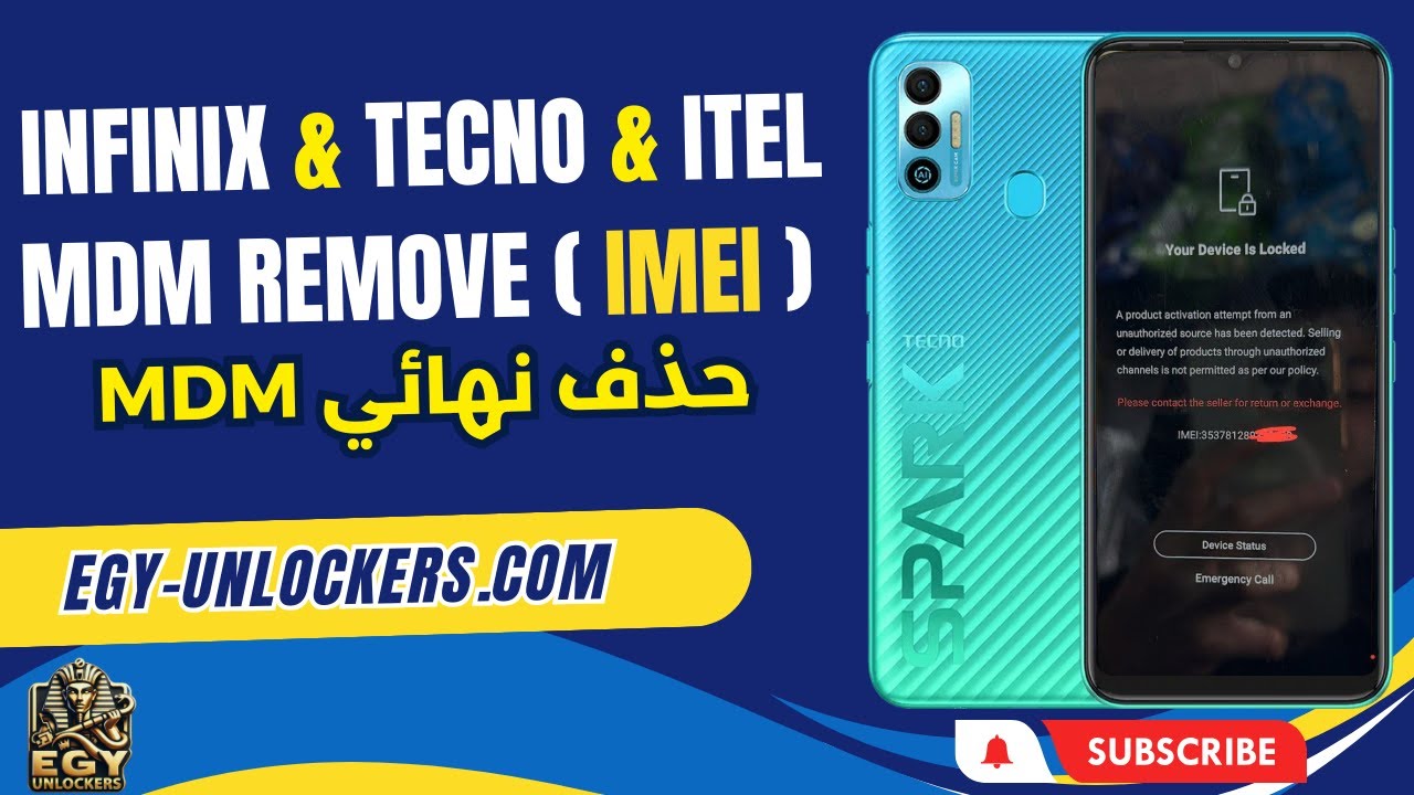 اسهل طريقة لحذف MDM من هواتف infinix & Tecno & Itel نهائي - Remove MDM ...