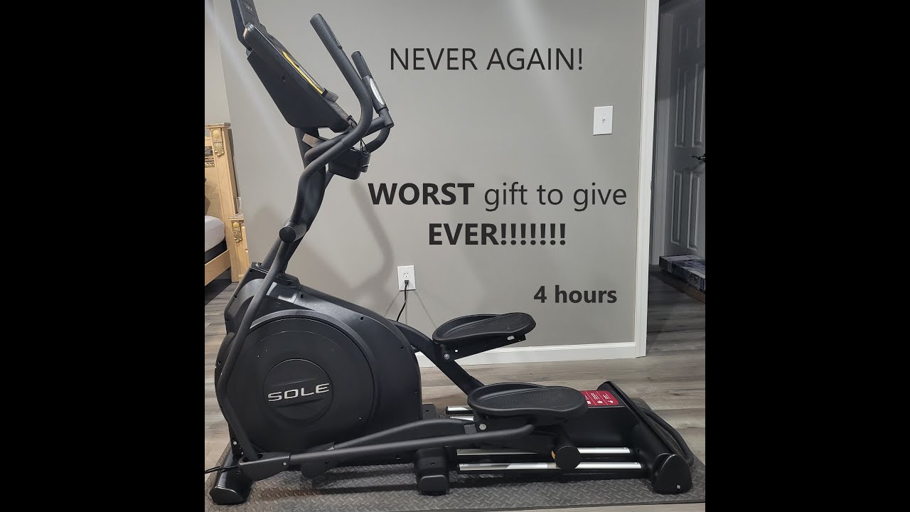 DIY - Elliptical assembly! Bu** Sh*t - YouTube