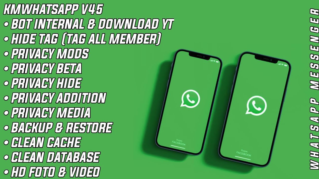 WA MESSENGER VERSI MODS V45 || AUDIO TO VOICE | BOT INTERNAL | DOWNLOAD ...