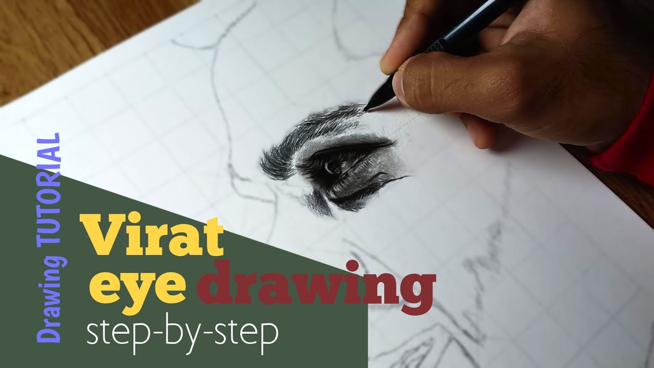 Virat kohli drawing step by step | how to draw virat kohli easy | part1 ...